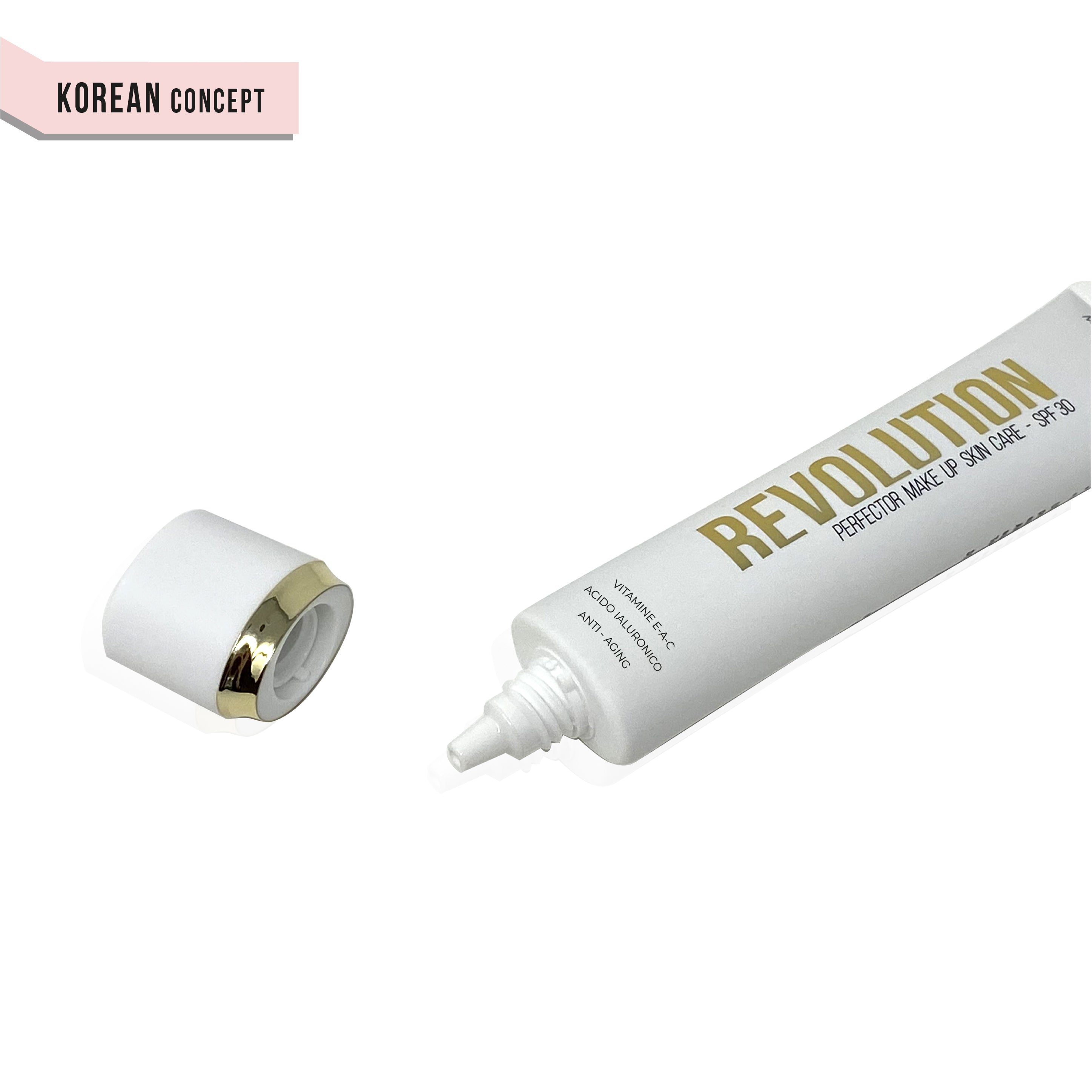 REVOLUTION perfector make up skin care SPF 30 – Makeaplab
